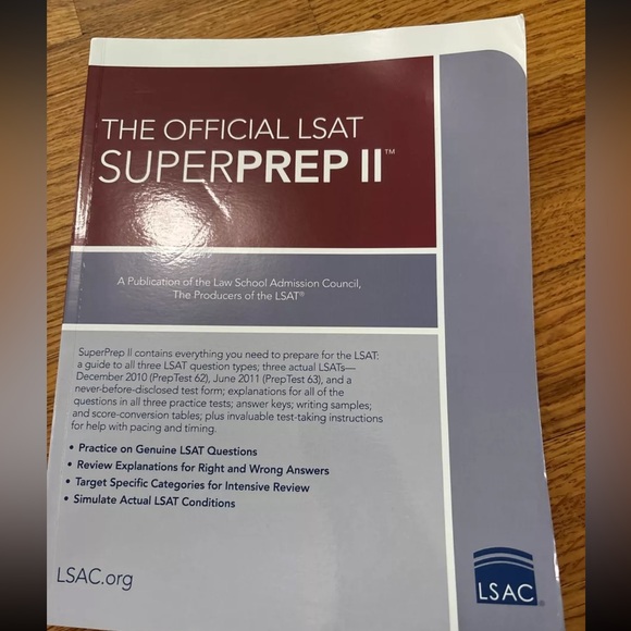 LSAC | Office | The Official Lsat Superprep Ii Book By Lsac | Poshmark